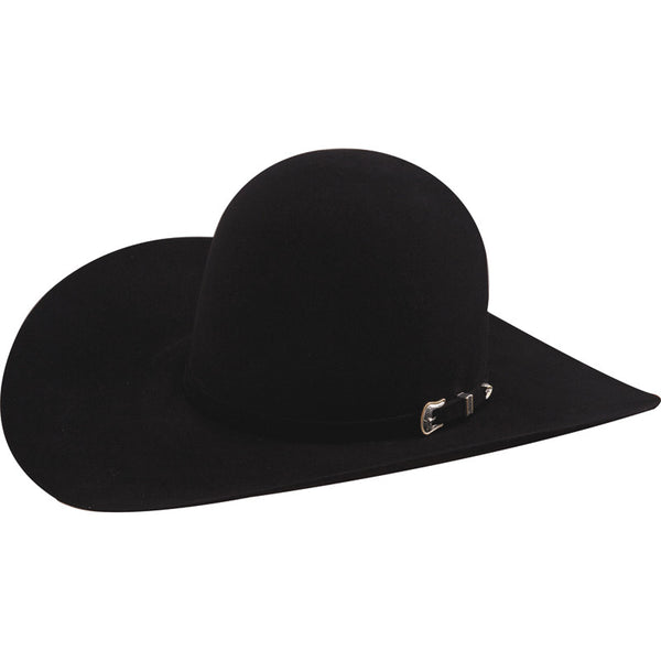 10x Black - 4 1/4' Brim American Hat | Branded Envy