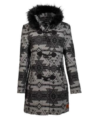 Hooey Charcoal Long Aztec Jacket | Branded Envy