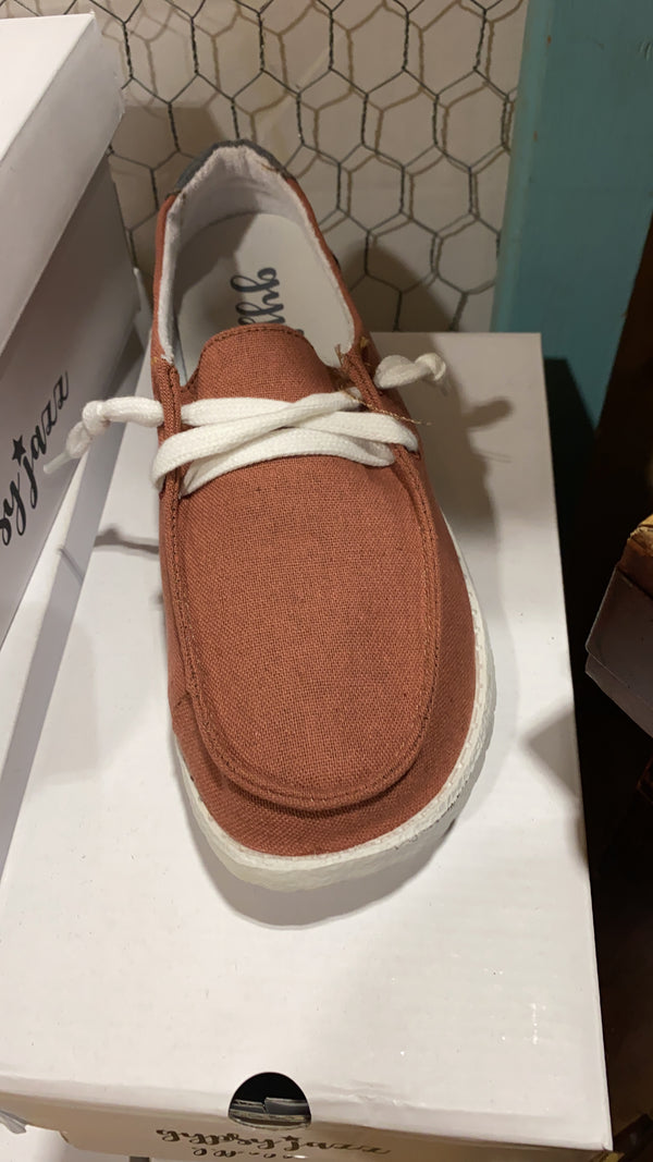 Gypsy Jazz Poppy Rust Sneaker | Branded Envy